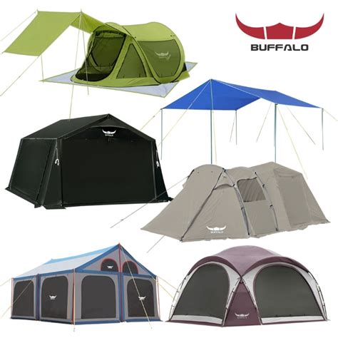버팔로 캠핑 필수 용품 모음전 텐트 타프 타프스크린 쉘터 캐빈 오토 티몬