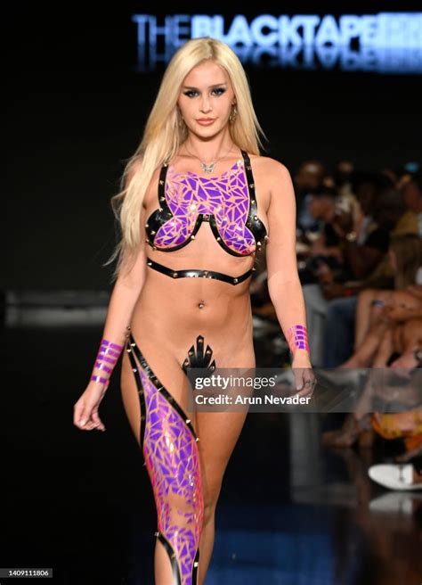 Daylon Muenzner Walks The Runway Wearing Black Tape Project At Miami