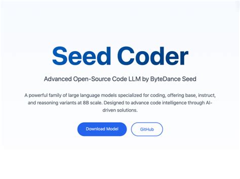 Seed Coder 8b Base Ai Agent Reviews Features Use Cases And Alternatives 2025