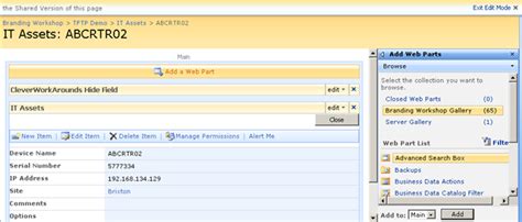 more sharepoint branding customisation using javascript part 3