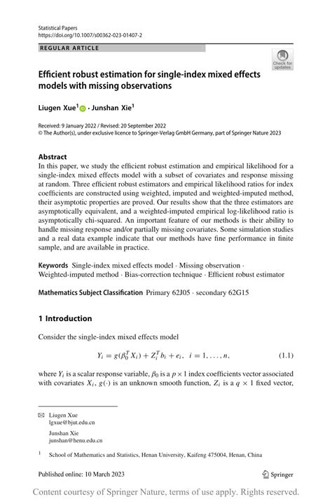 efficient robust estimation for single index mixed effects models with