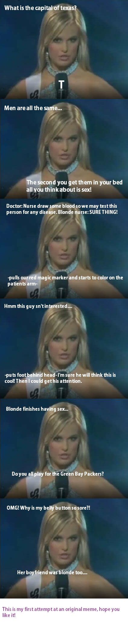 Dumb Blonde Meme