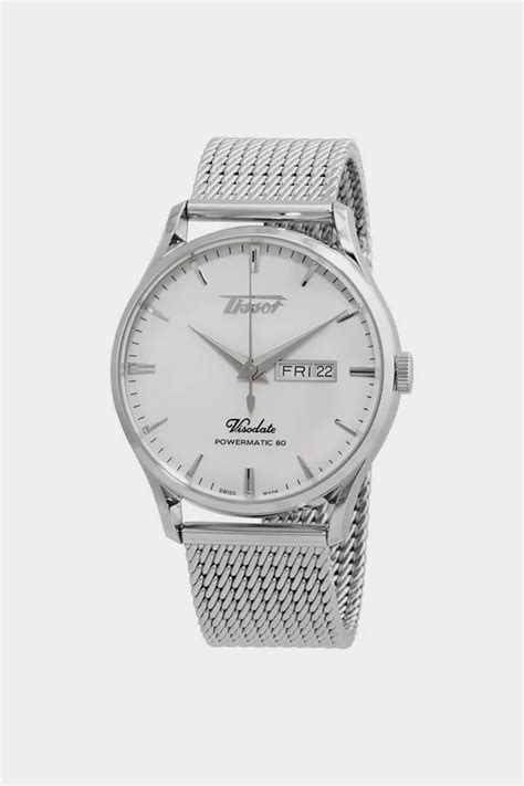 Tissot Heritage Automatic Analog Silver Dial Watch Urban Outfitters