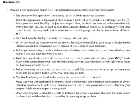 Solved Hello I Need Some Help Developing This JAVA Web Chegg