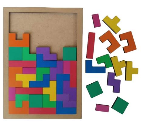 Wooden Tetris Jigsaw Puzzle 40 Pcs At Rs 100piece Greater Noida Id