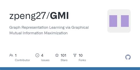 Github Zpeng27gmi Graph Representation Learning Via Graphical