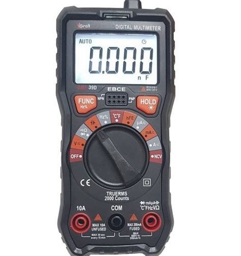 MULTIMETRO ESCALA MANUAL MINI GRALF Electro Fer