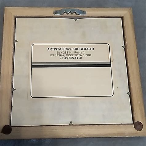 Artist Becky Kruger Cyr Art Vintage Early S Becky Kruger Cyr