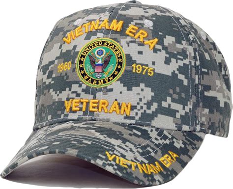 U S Military Official Licensed Embroidery Hat Army Camo Veteran