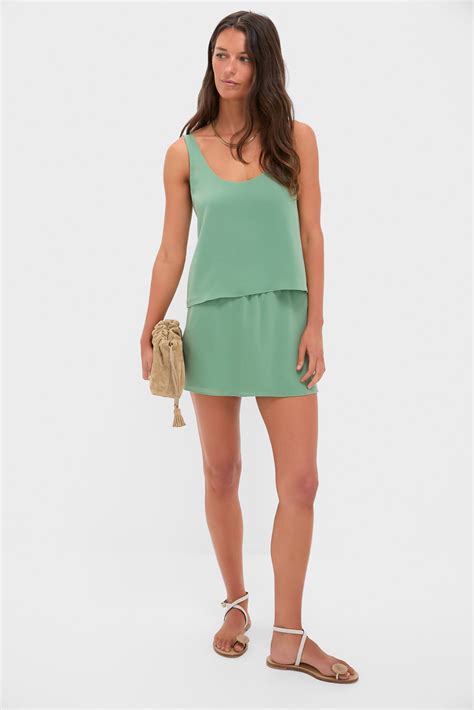 Sage Ari Mini Skirt Leset