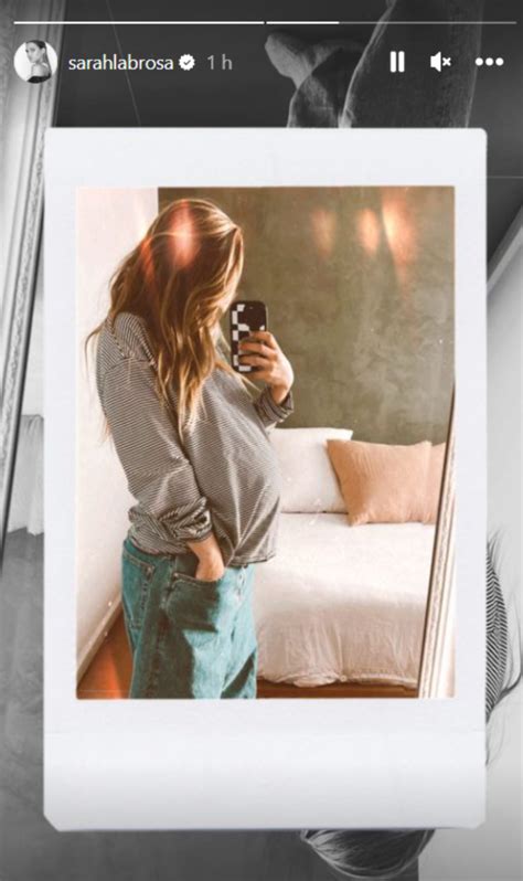 Sarah Jeanne Labrosse Partage Une Rare Photo Delle Enceinte Vedette Québec