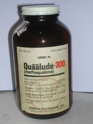 Original Lemmon Quaalude Bottle Rare Drug Culture 135511767