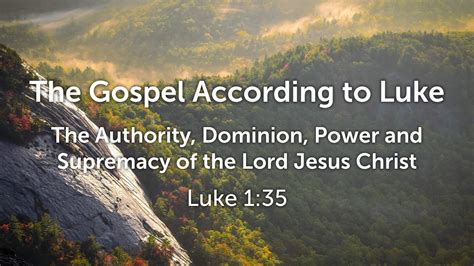 The Authority Dominion Power And Supremacy Of The Lord Jesus Christ