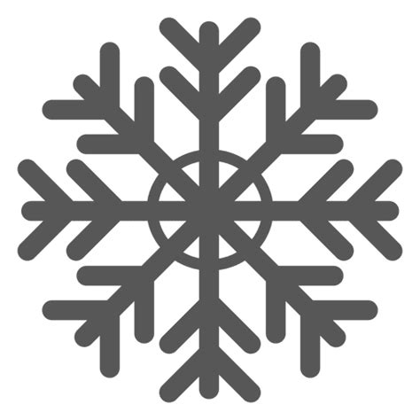 Design Png E Svg De Ícone De Floco De Neve Plano Para Camisetas