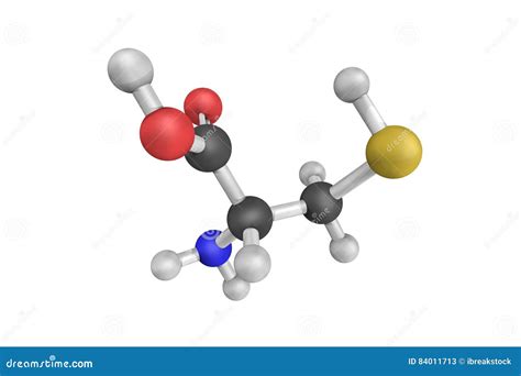 3d Structure Of Cysteine Abbreviated As Cys Or C A Semi Essential