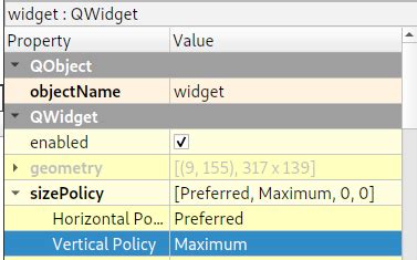 C QPushButton Changes Size Of Widgets In Layout Stack Overflow