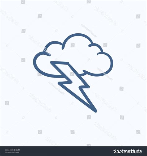 Lightning Bolt Sketch At Explore Collection Of