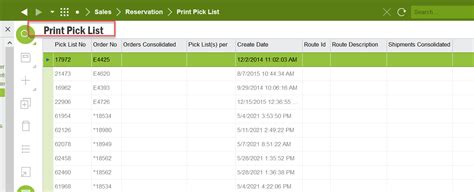 Is There A Way To Add Notes From Create Pick List For Customer Orders