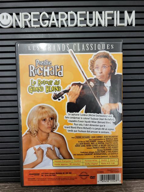 Pierre Richard Le Grand Blond Avec Une Chaussure Noire 1972 Le