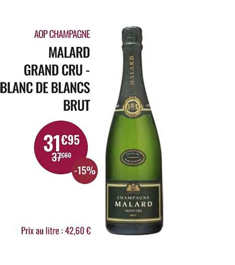 Promo Malard Grand Cru Blanc De Blancs Brut Chez Nicolas Icatalogue Fr