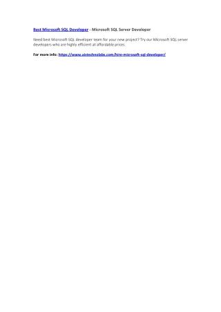 PPT Microsoft SQL Server Administration Course Certified Networks