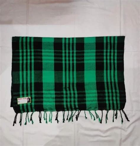 Green Cotton Stole At Rs 45piece सूती स्टोल In Tanda Id 2850486472773