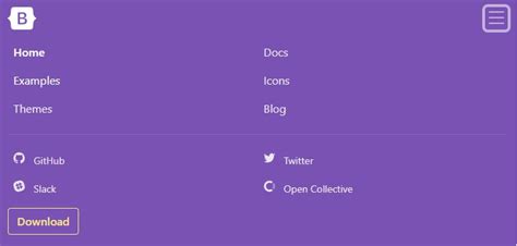 Collapsible Hamburger On Navbar Not Working In Bootstrap Offline Mode Stack Overflow
