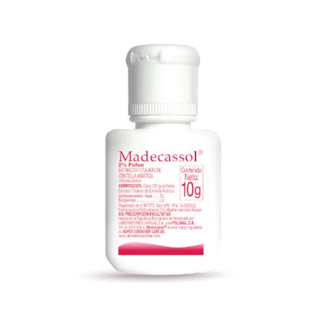 Madecassol Centella Asiática 2 Polvo X 10gr Polinac Farmadon La