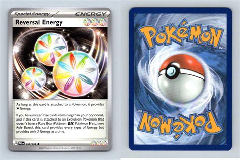 Reversal Energy 192 Sv Paldea Evolved Uncommon Pokemon 2023 Tcg Card