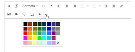 Tinymce And Forecolor Text Color Picker
