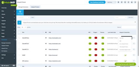 Use Mainwp Extensions For Jetpack Protect And Scan