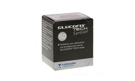 Glucofix Tech Sensor Teststrips Per 50st Kopen Klinimed Nl