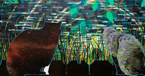 Psychedelic Cats Viewing A Solor Eclipse Imgur