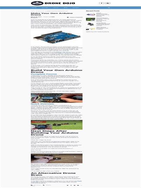 Make Your Own Arduino Drone Pdf