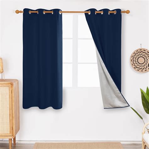 Deconovo Blackout Curtains 42x54 Inch Thermal Insulated Light