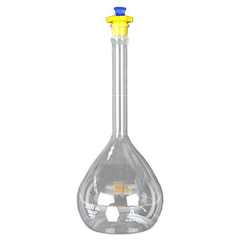 Kimble® Class A Volumetric Flask W Polyethylene Stopper 2000 Ml 28014p 2000