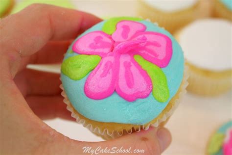 Cheerful Lilly Pulitzer Inspired Cupcake Decorating Tutorial Blog