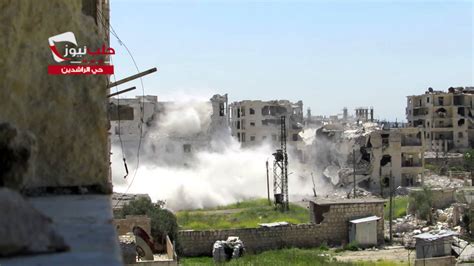 شبكة حلب نيوز حي الراشدين الثوار يستهدفون تمركز قوات النظام بمدفع