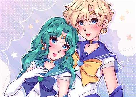 Sailor Neptune And Uranus Manga