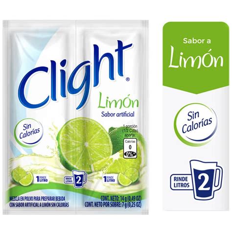 Clight Sabor Limon X14g Refrescos En Polvo Comprar A Domicilio
