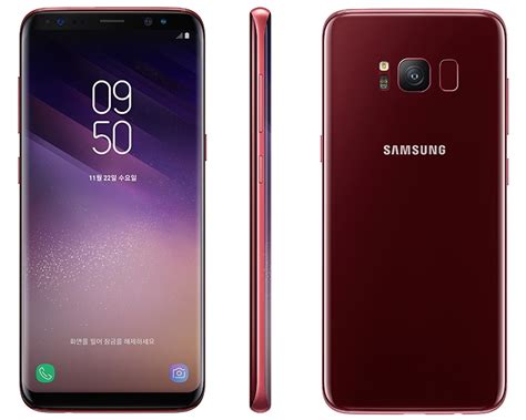 Смартфон Samsung Galaxy S8 вышел в красном цвете