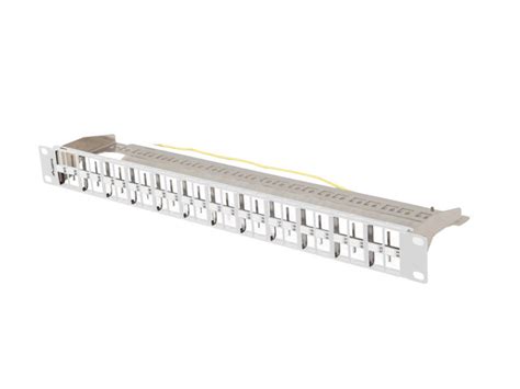 PATCH PANEL BLANK 48 PORT 1U 19 FTP FOR KEYSTONE MODULES GREY LANBERG Lanberg