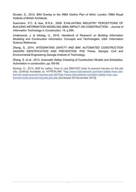 Bim And Safety Pdf