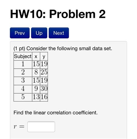 solved hw10 problem 13 prev up next 1 pt for the