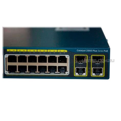 Poe оборудование Управляемый коммутатор Cisco 24 порта Poe 100Мб с 2