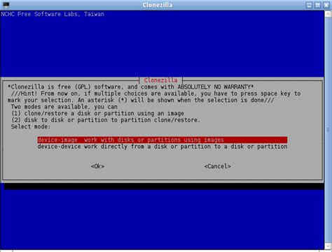 How To Create Partition Image Backup And Restore Using Clonezilla