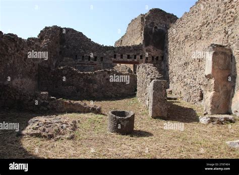 Pompeii Ruins Remains Of Roman City Buried By Eruption Of Mt Vesuvius