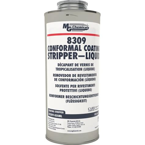 MG Chemicals 8309-850ML - Conformal Coating Stripper, Liquid, 850 mL ...