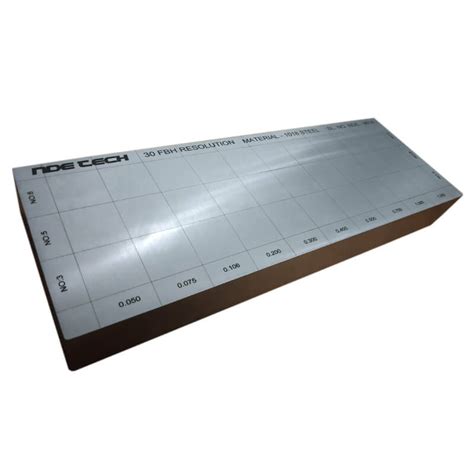 Aws Resolution Reference Test Block Alloy Steel Aws Ultrasonic Reference Blocks