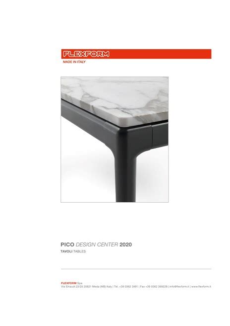PICO Table Pico Collection By Flexform